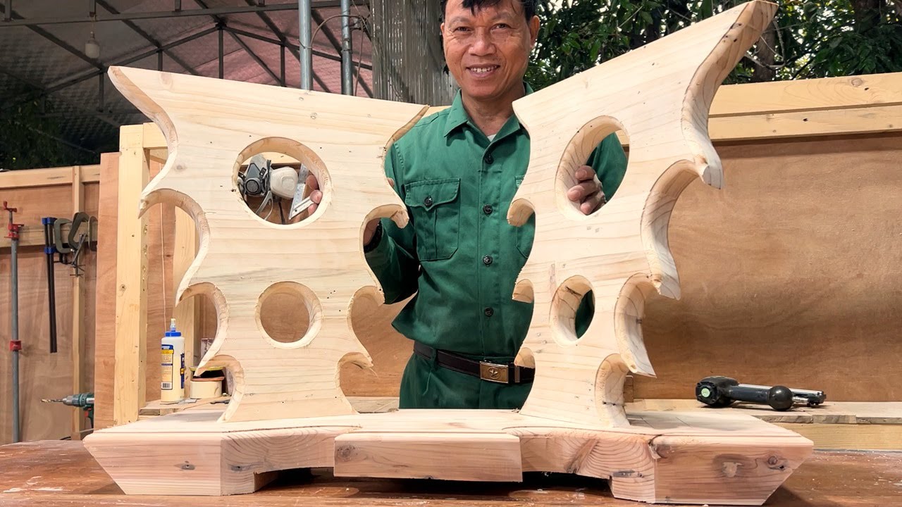 Let's take a look at the old carpenter to make a beautiful and stylish ...