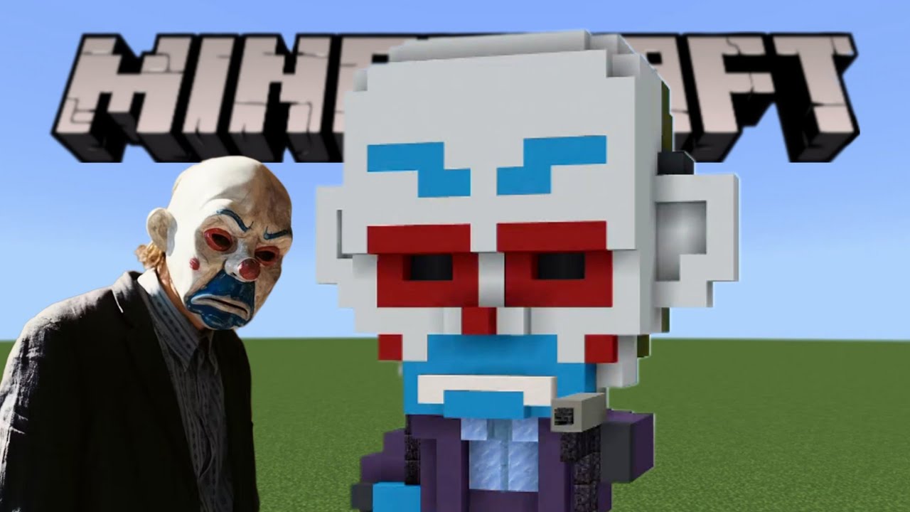 How to build Joker in Minecraft (The Dark Knight bank heist version ...