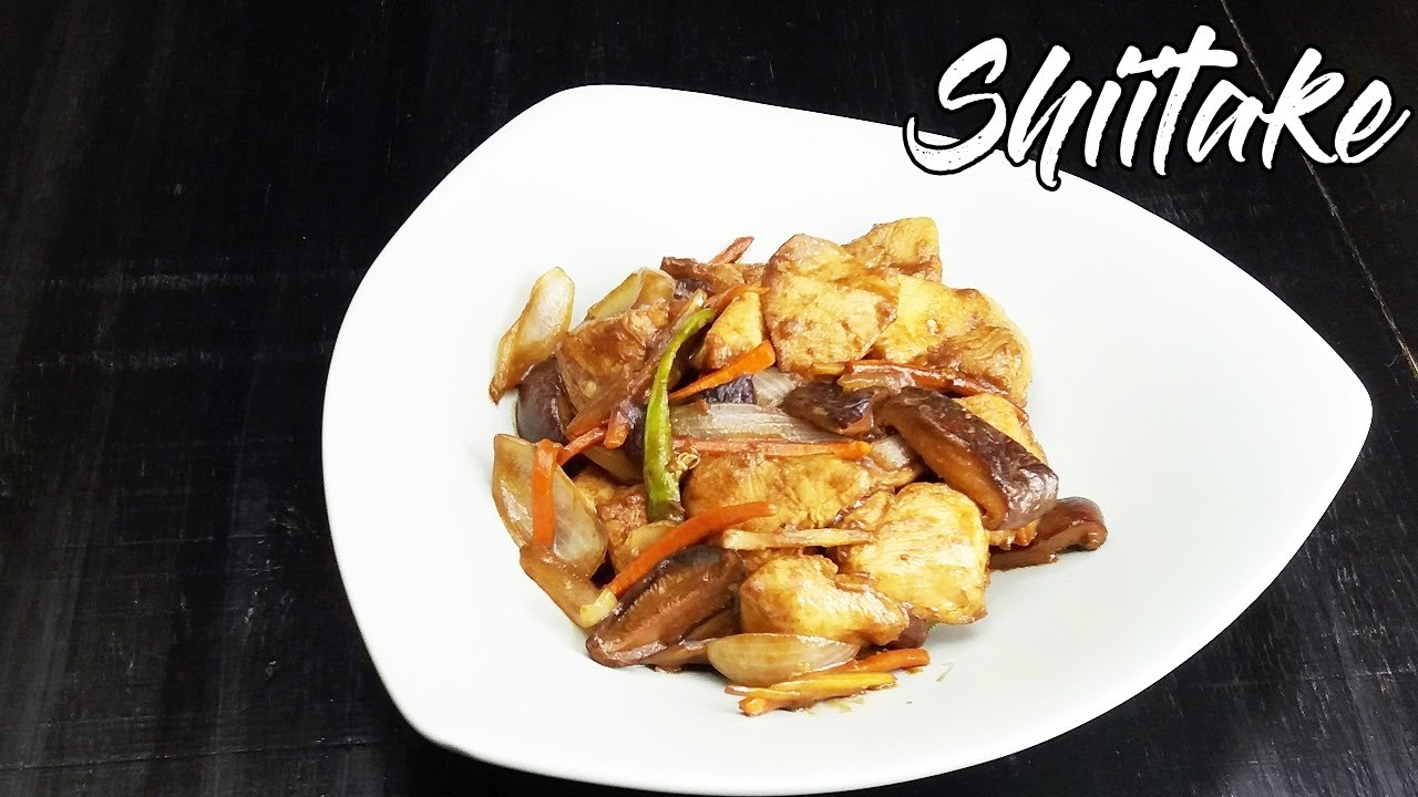 Easy And Better Stir Fry Chicken With Shiitake Mushroom Recipe | Food n ...