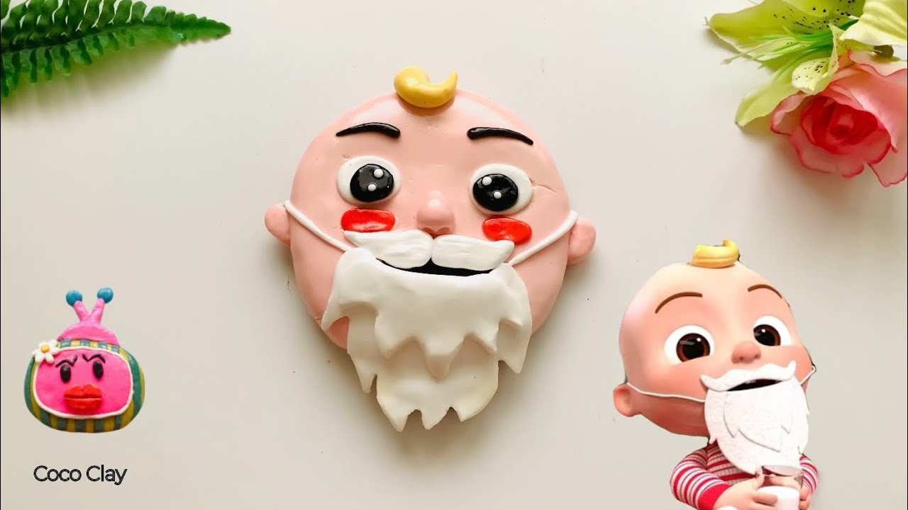Santa JJ Giant cocomelon clay cracking 코코멜론 점토 부수기 - YouTube