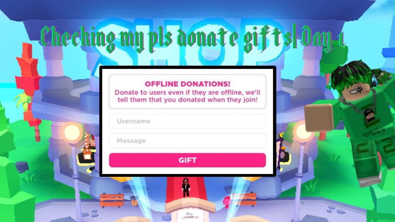 Checking My pls donate gifts | Day 1 - YouTube