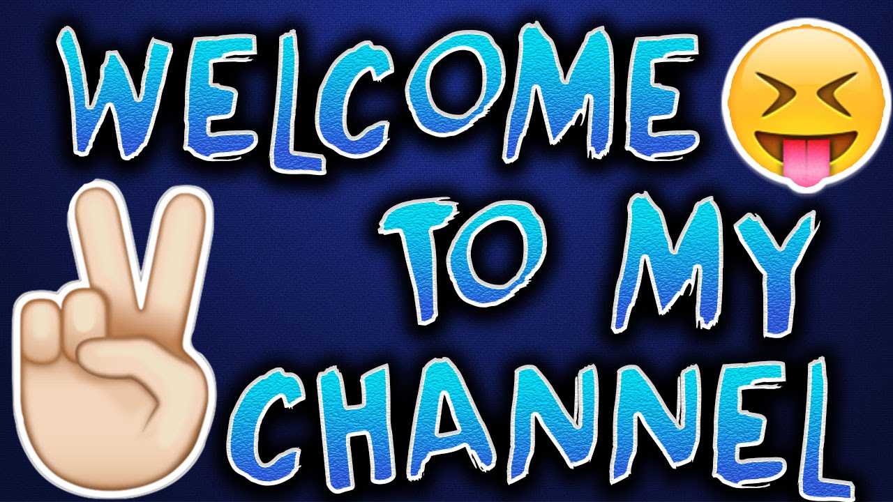 PHOTOSHOP | WELCOME TO MY CHANNEL THUMBNAIL | SPEED ART - YouTube