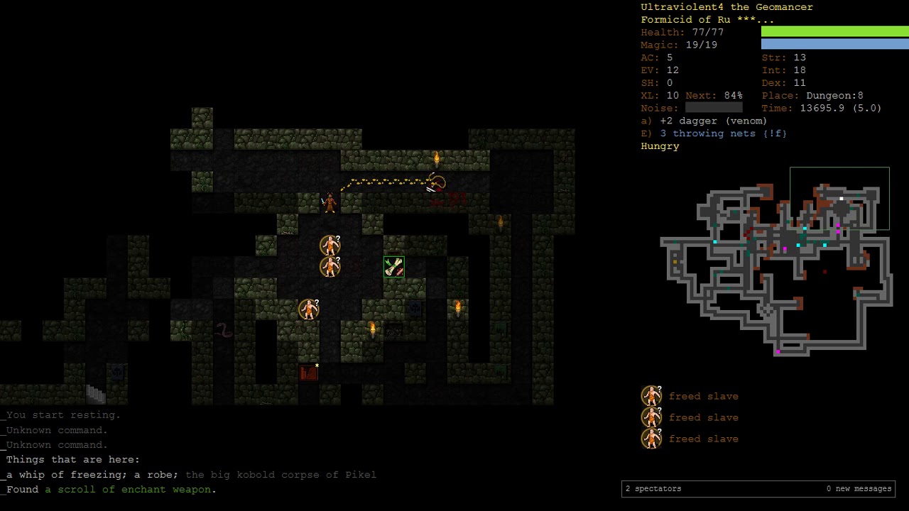 Formicid Earth Elementalist Part 3 - Dungeon Crawl Stone Soup - YouTube