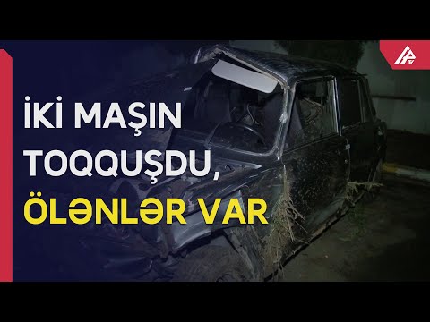 Tovuzda ağır qəza, ölənlər var - APA TV
