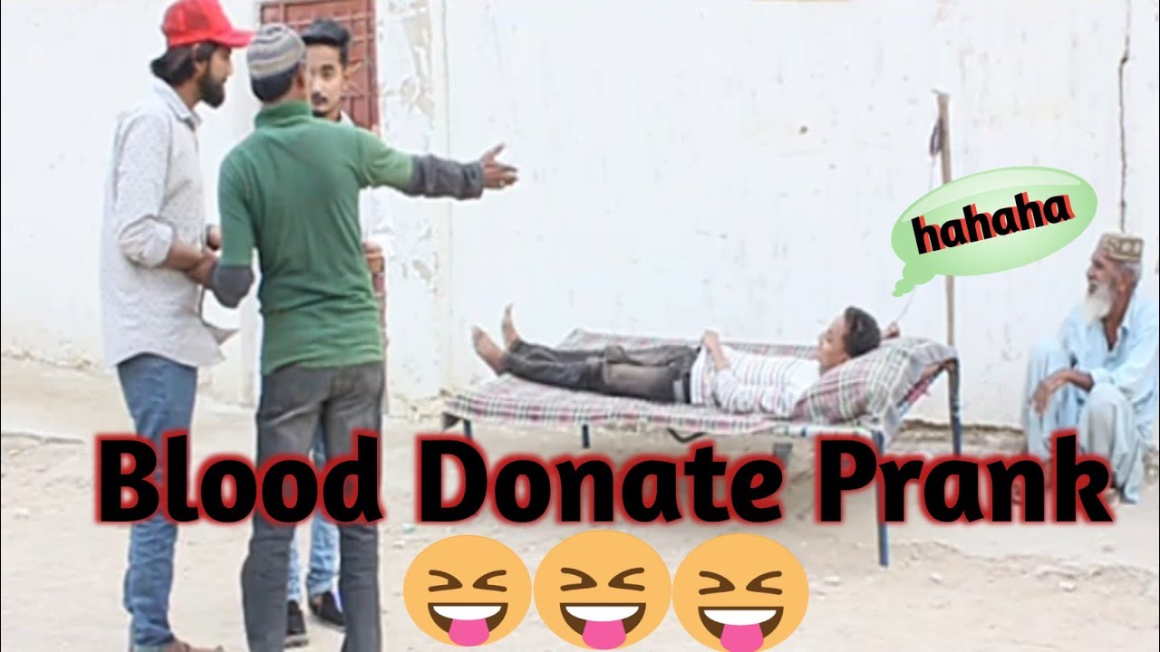 Blood Donate Prank Funny And Comedy Video (Kafeel Shah YT) 💉💉💉. - YouTube
