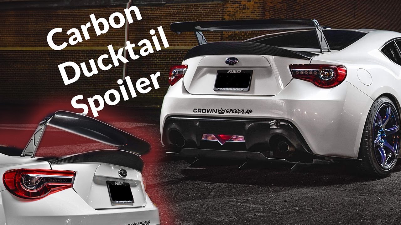 How to install our Carbon Ducktail Spoiler the 2013 - 2020 BRZ/FRS/GT86 ...