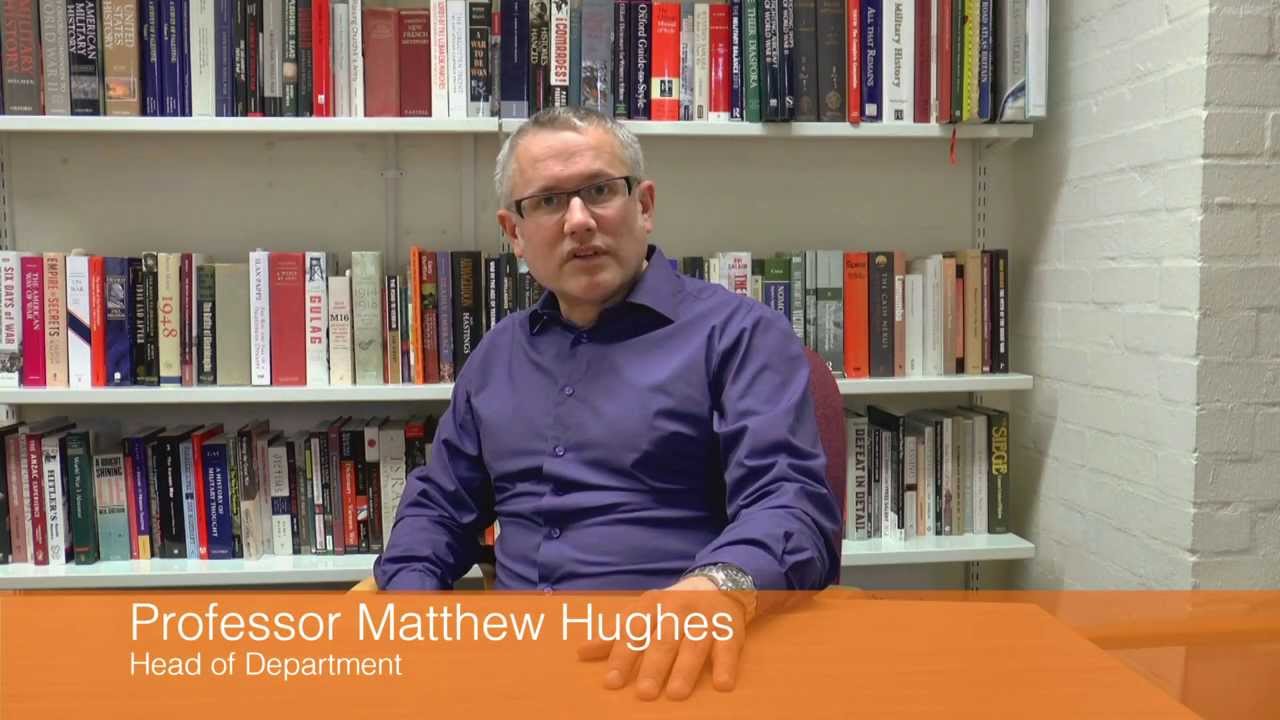Brunel Politics and History Department - Professor Matthew Hughes - YouTube