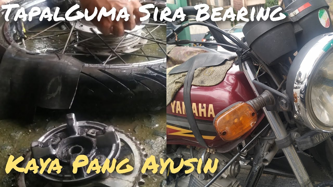 Yamaha RS110F Tapal Guma Sira Bearing Sa Motorcycle - YouTube