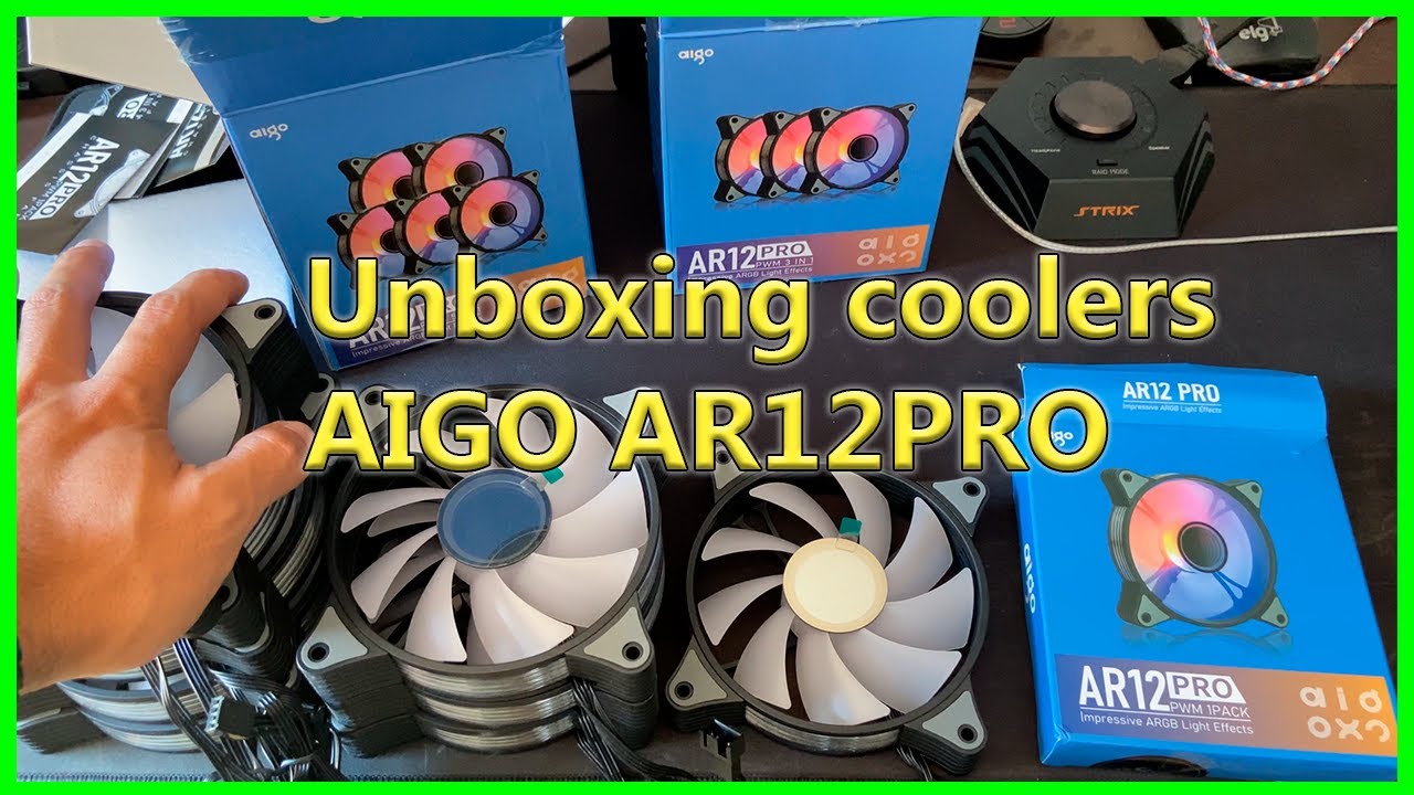 Unboxing do MELHOR Cooler Fan AIGO AR12PRO - YouTube