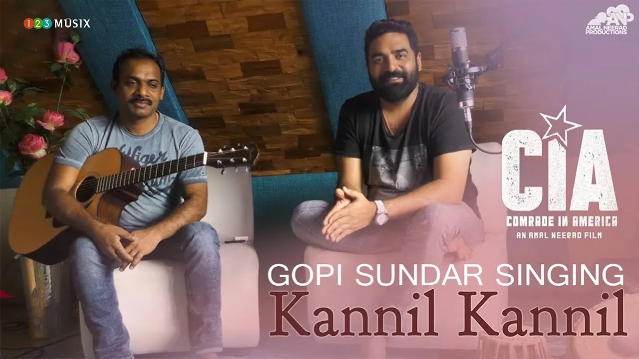 Gopi Sundar Singing Kannil Kannil | Comrade In America (CIA ) | Dulquer ...