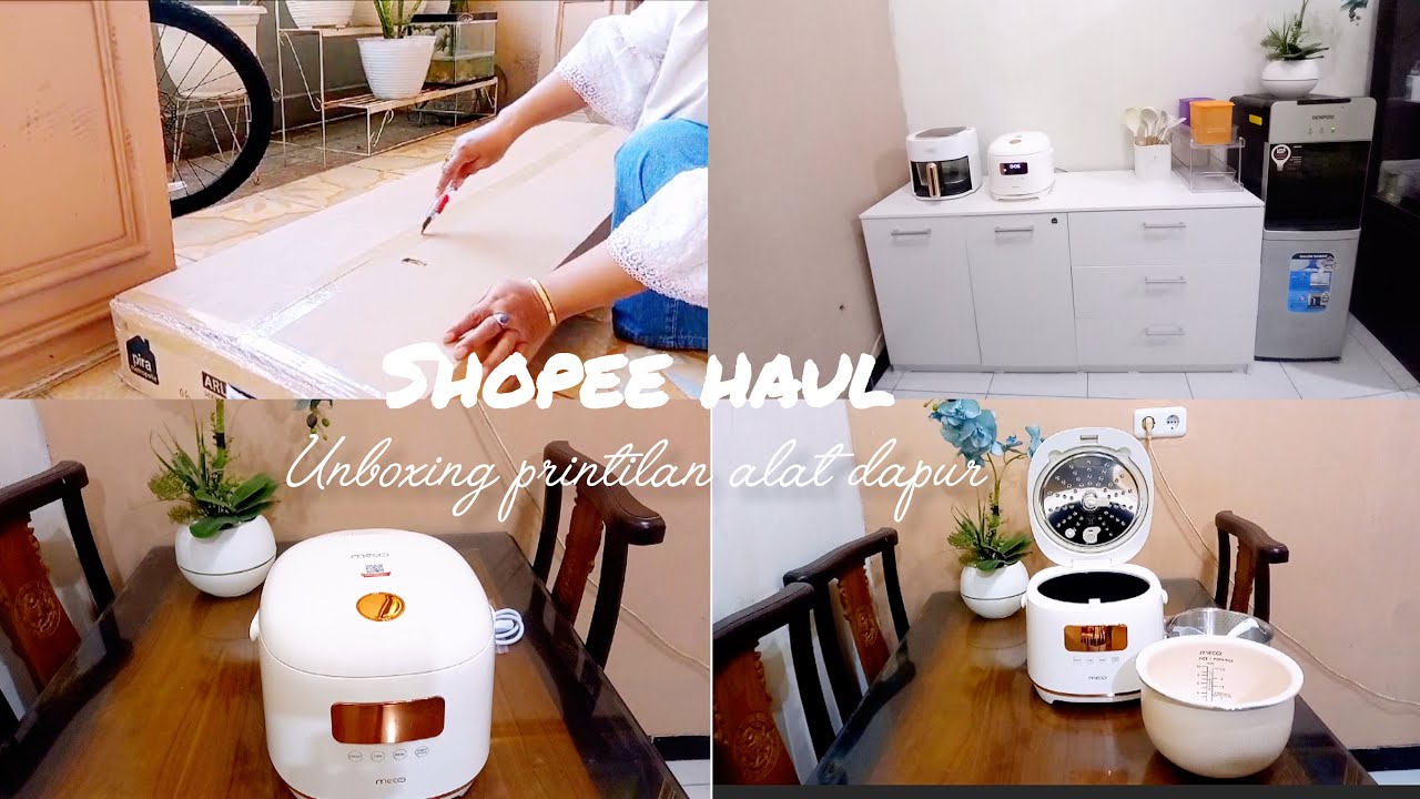 UNBOXING RICE COOKER LOW CARBO DARI MECO ‼️ SMART RICE COOKER / BUFET ...