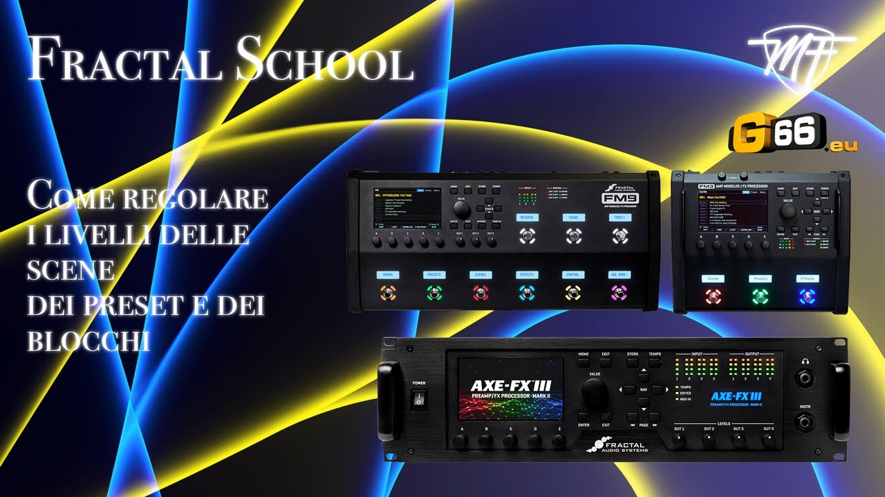Fractal School - Come regolare correttamente i livelli di scene, preset ...