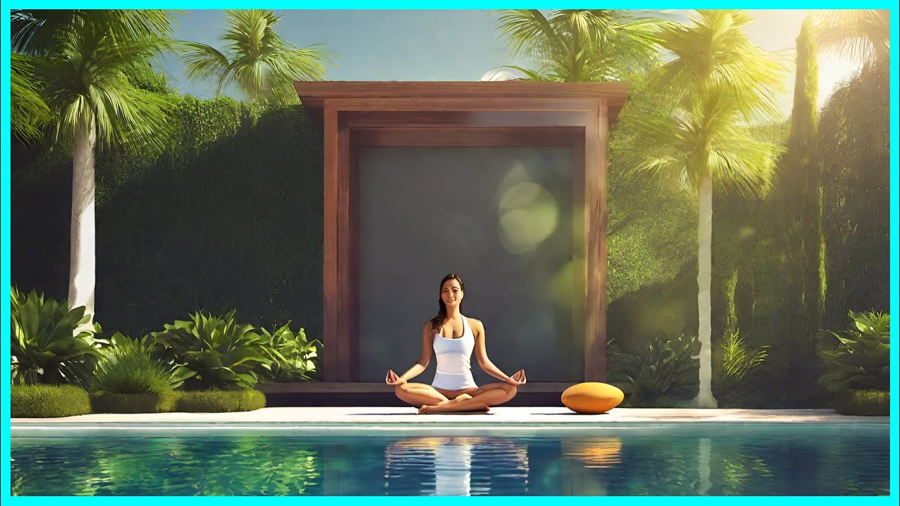 Serene Harmony: Relaxing Music for Meditation with Poolside Yoga - YouTube