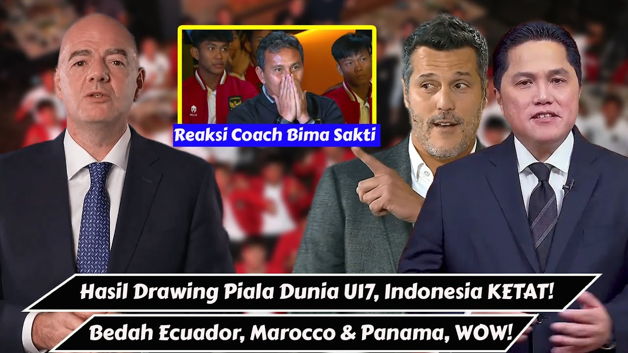 KETAT! Timnas Indonesia di Drawing Piala Dunia U17 : Bedah Kekuatan ...