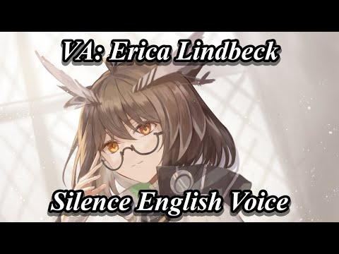 Silence English Dub Voice Lines! All Voice Lines (E2+ Max Trust) [Arknights]