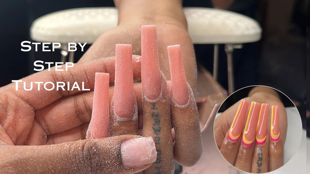 Beginner Nail Tutorial Three Bead Method Acrylic Nail Tutorial