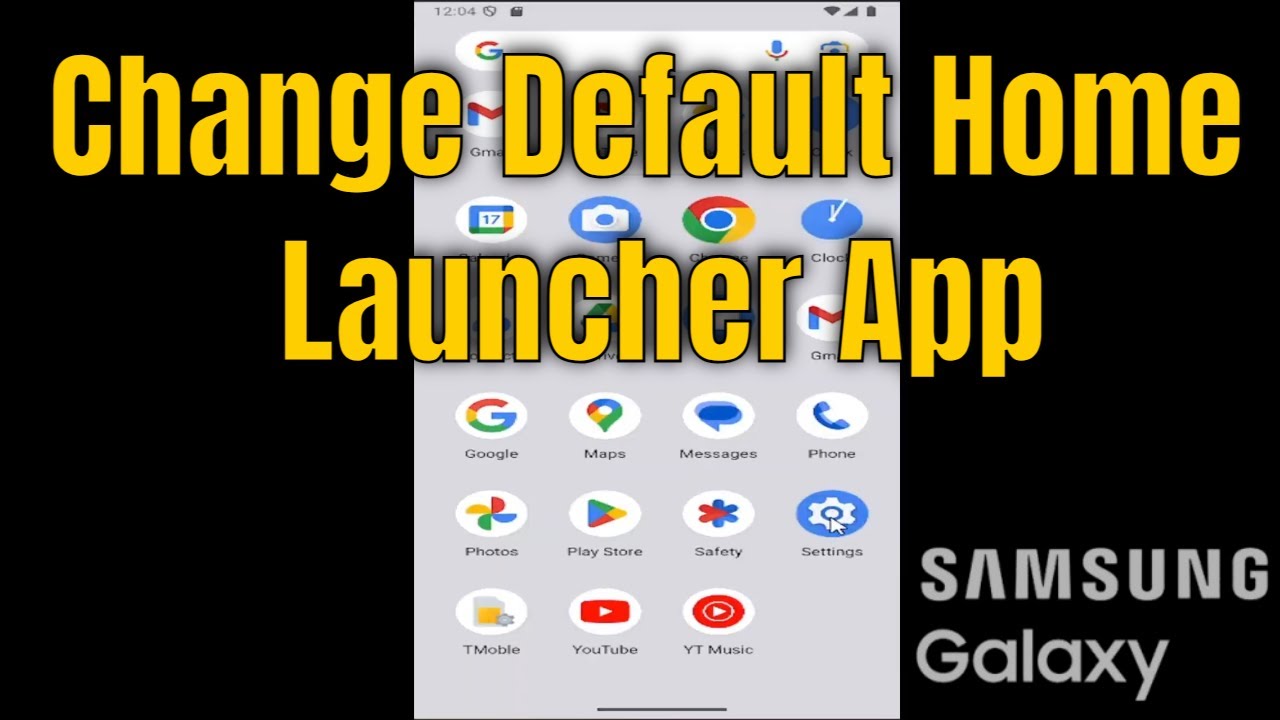 Samsung Galaxy - How to Change Default Home Launcher App [2026] - YouTube