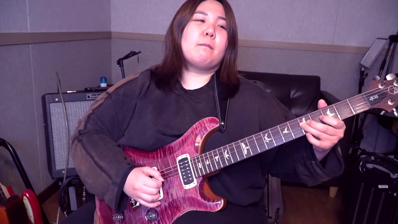 Jinny Kim - Funk Blues Improv Practice | PRS 408 - YouTube