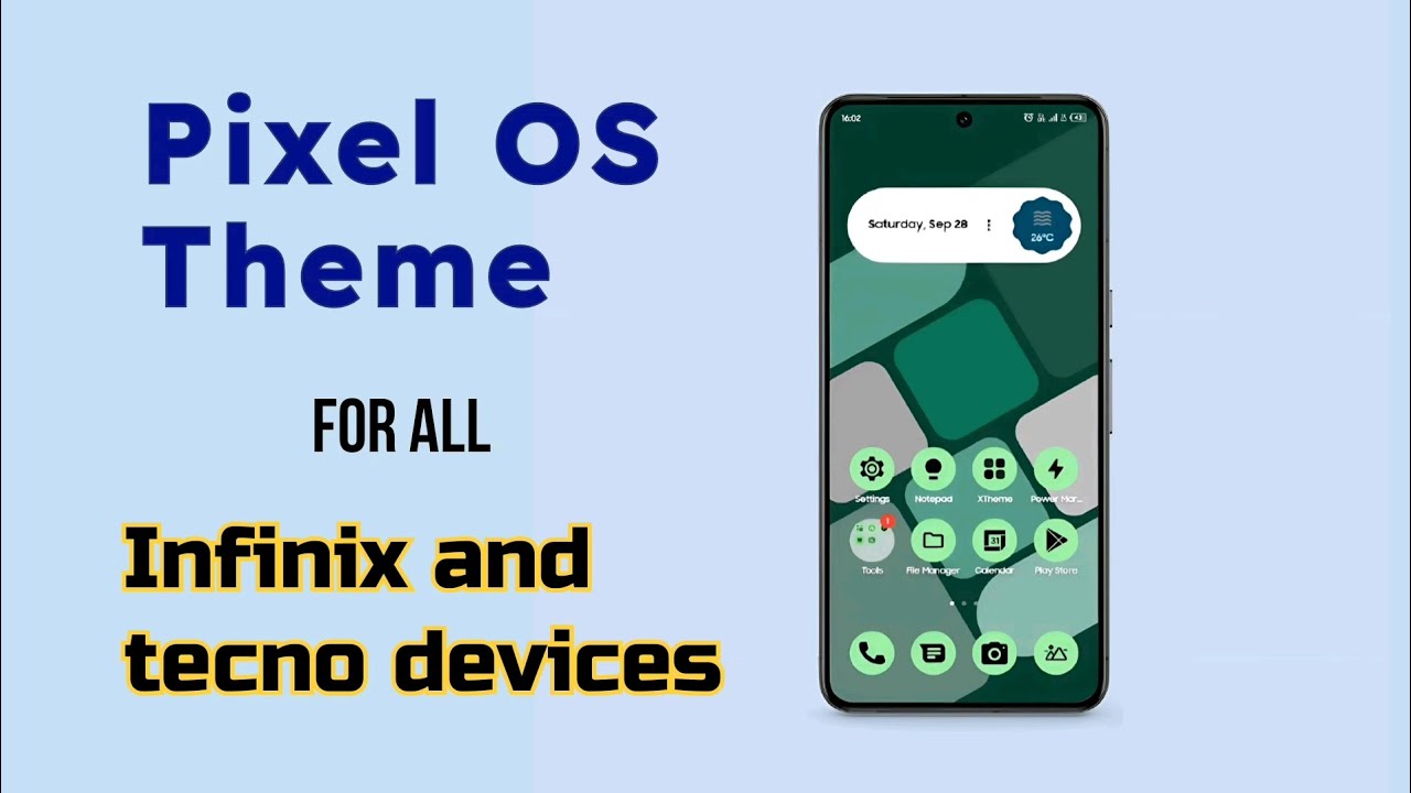 Pixel OS Theme for all infinix, tecno and itel devices. - YouTube