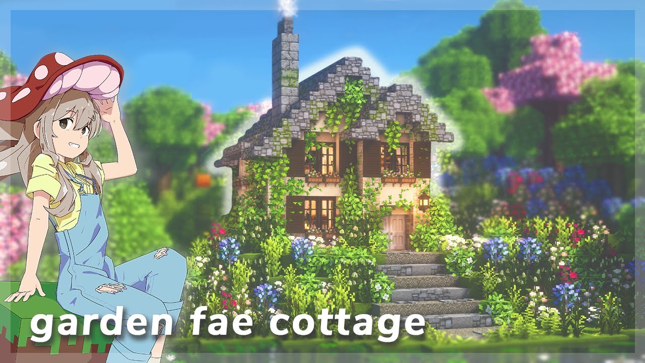 [Minecraft] Garden Fae Cottage 🌷🌻 | CIT Resource Packs - YouTube
