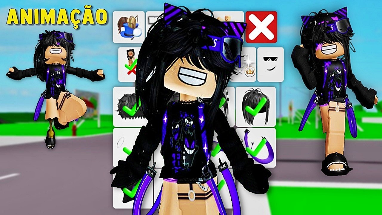 CÓDIGOS DE ANIMAÇÕES NO BROOKHAVEN + SKIN CNP ROXA! - YouTube