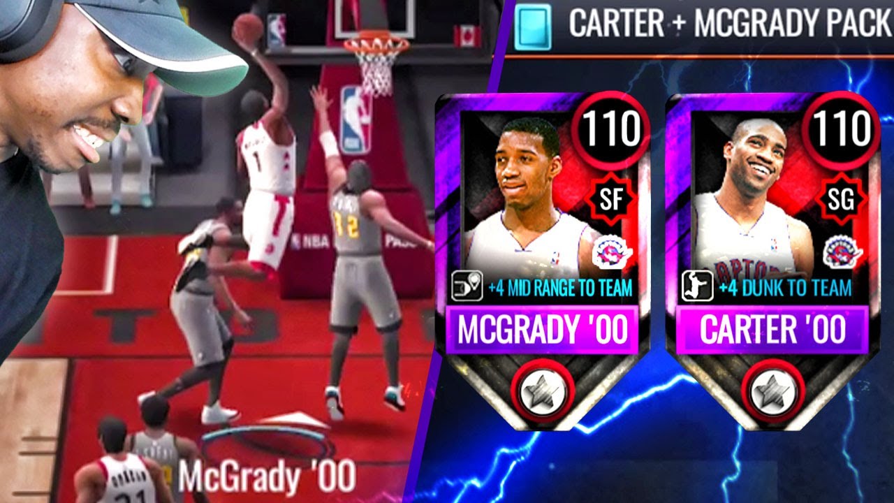 VINSANITY & T-MAC WITH 120+ OVR DUNK! (October Masters 110) NBA Live ...