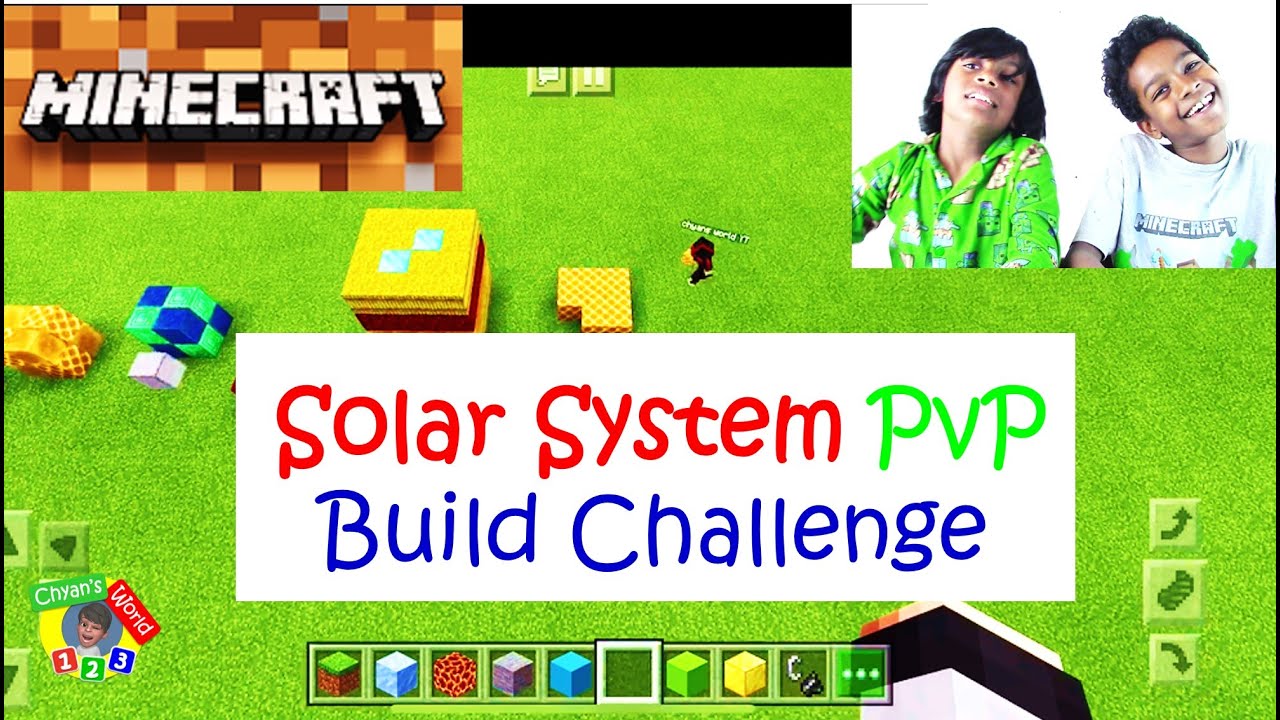Minecraft PVP Solar System Build-off Challenge | Chyan's World - YouTube