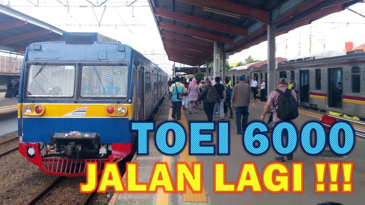 JALAN LAGI !!! KRL TOEI 6000 "RAKITAN" KEMBALI KE LINTASAN - YouTube