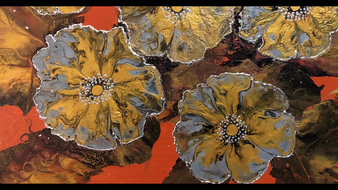 How I Apply Silver Leafing To My Artwork - YouTube
