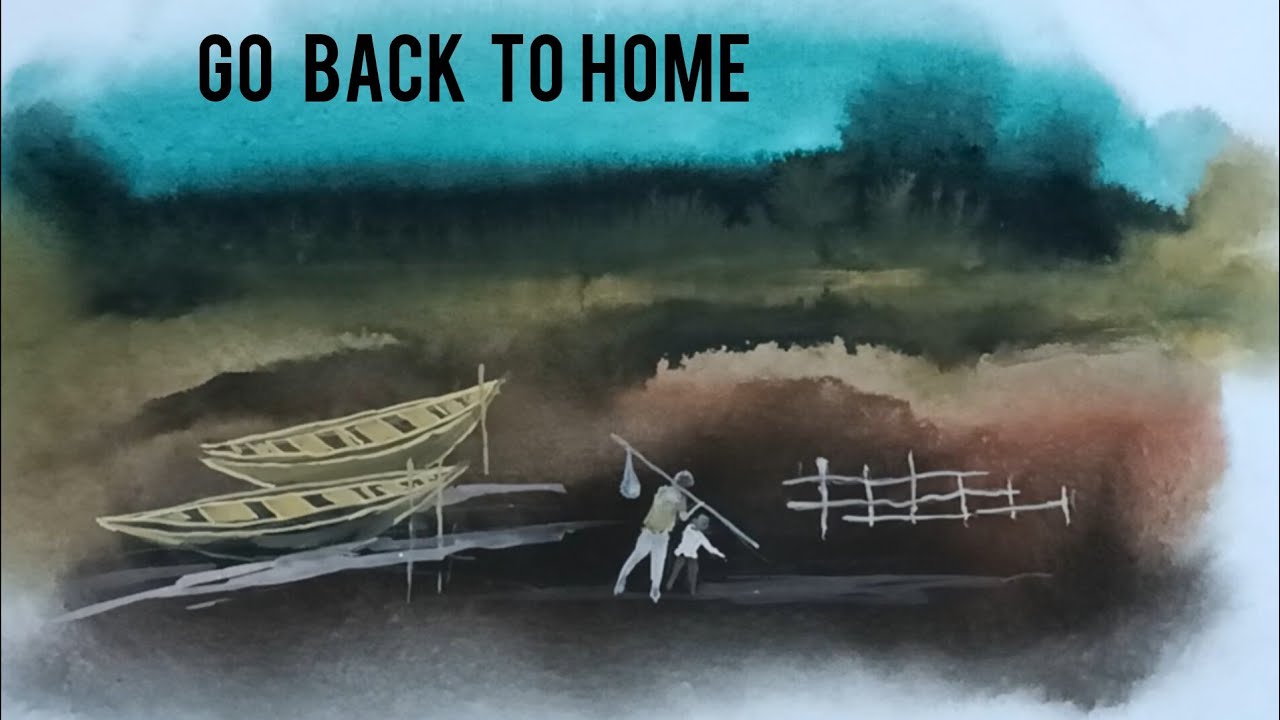 Go back to home //coming back to home #dasart - YouTube