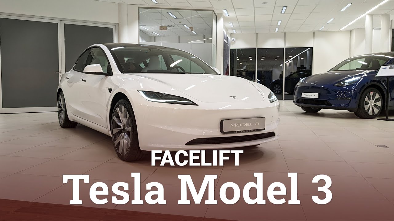 Nová Tesla Model 3 je v Česku! Prolezli jsme ji - YouTube