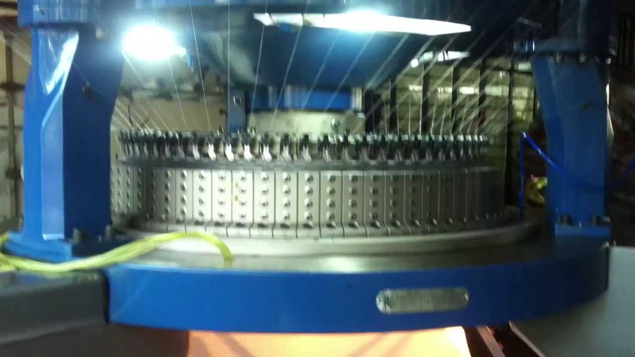 Double jersey interlock Rib circular knitting machine - YouTube
