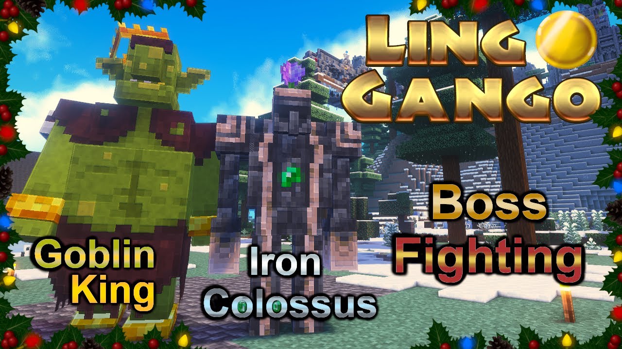 Minecraft: Linggango v5.4 (Ep. 6)Catch Up,Boss:Iron Colossus,Boss:The ...