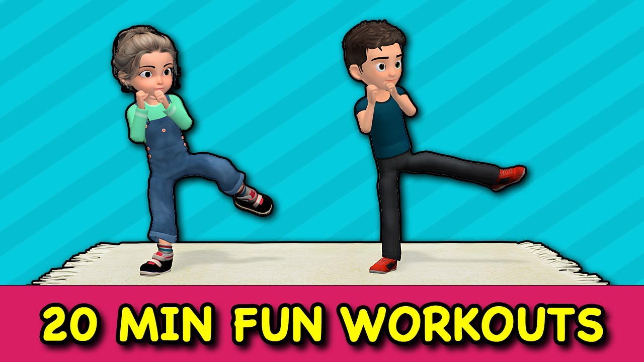 Active Kids: 20 Min Fun Workouts for a Healthy Weight - YouTube