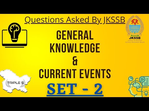 General Awareness & Current Affairs - Practice Set - 1 || Questions ...
