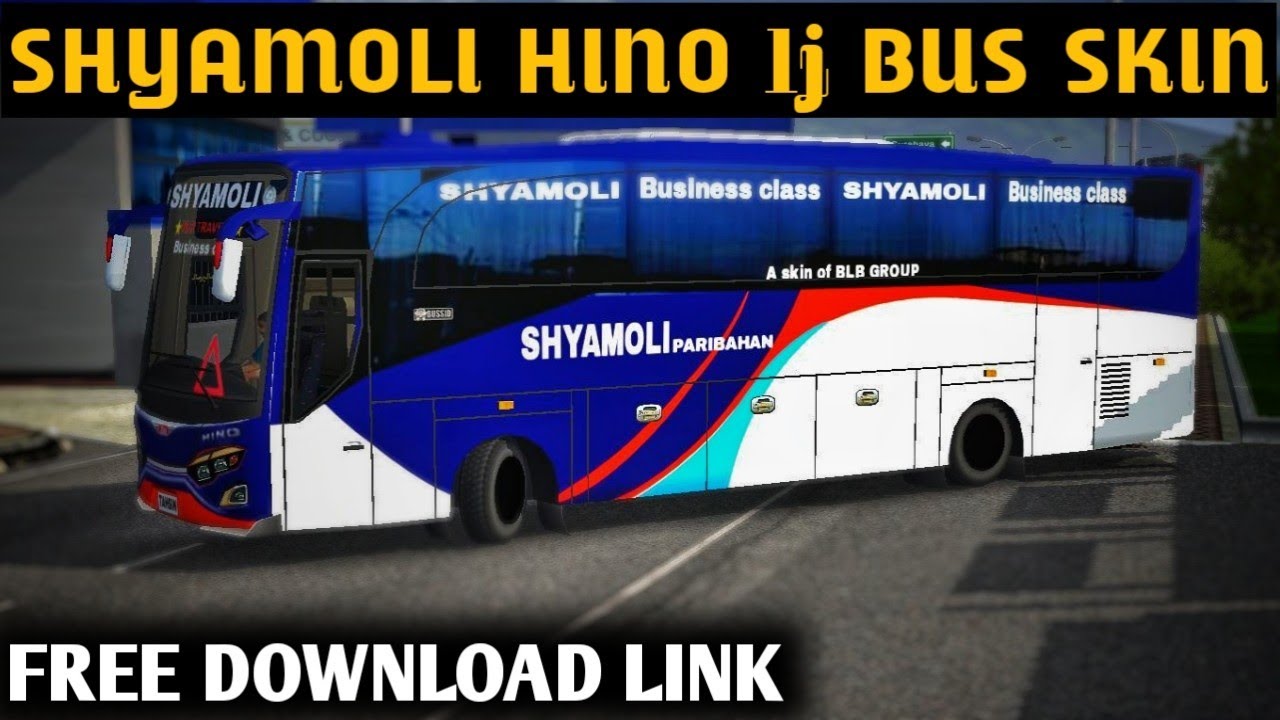 BD SHYAMOLI 1ST BUS SKIN FOR BUSSID. - YouTube