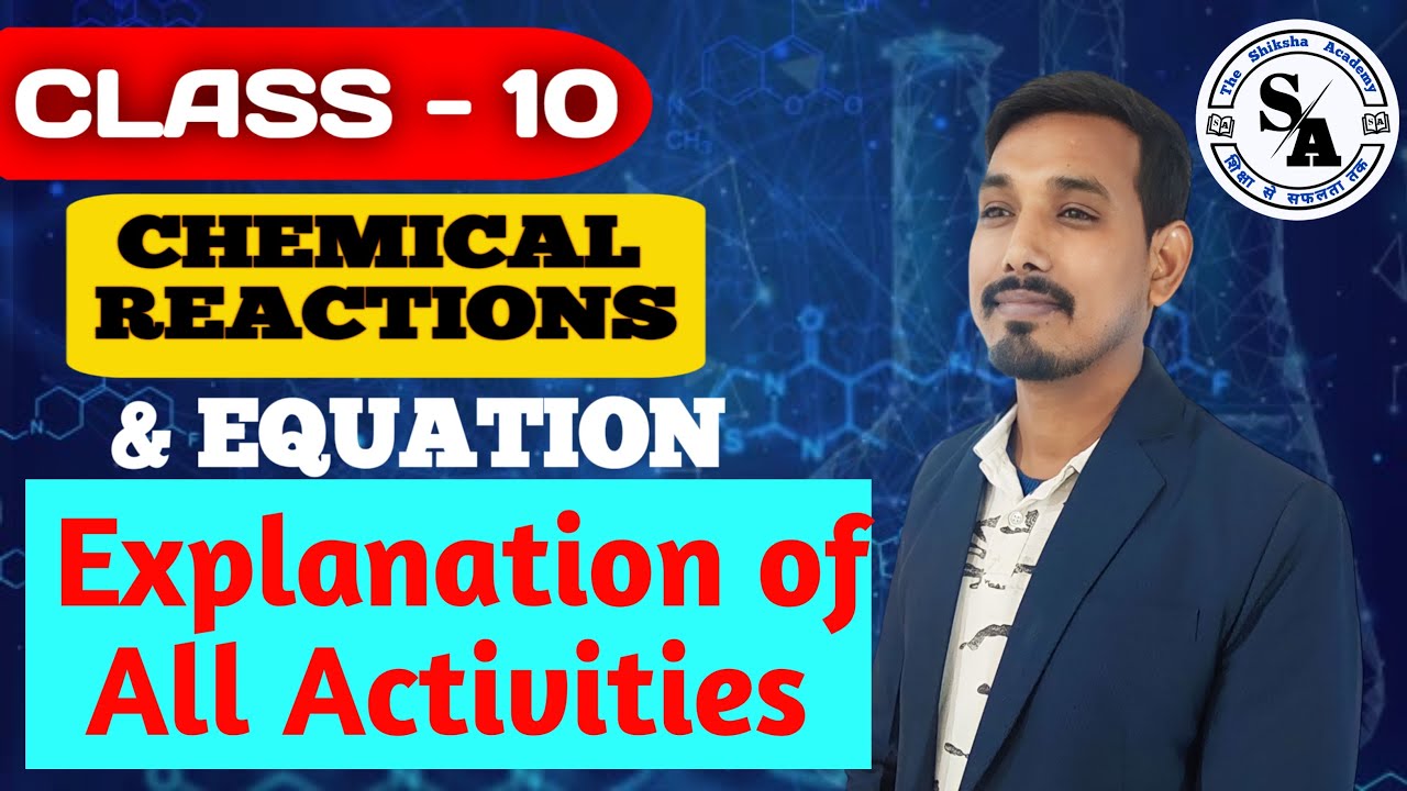 All Activity of Chemical Reactions and Equations CLASS - 10TH #reaction ...