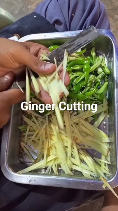 How to Cut Ginger - YouTube