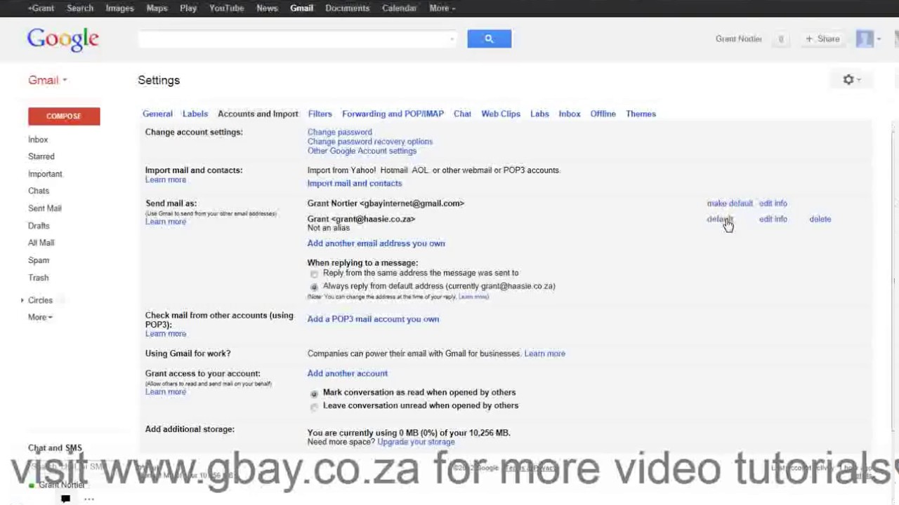 How to use gmail as free smtp YouTube - YouTube