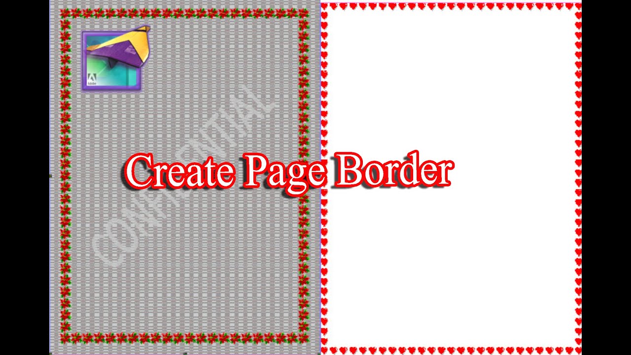 How To Create Page Border In Adobe PageMaker 7.0 Lesson (46)| Myanmar ...