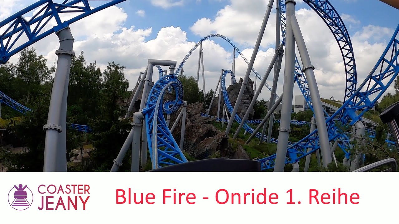 Europa Park - Onride Blue Fire 1. Reihe - POV - YouTube