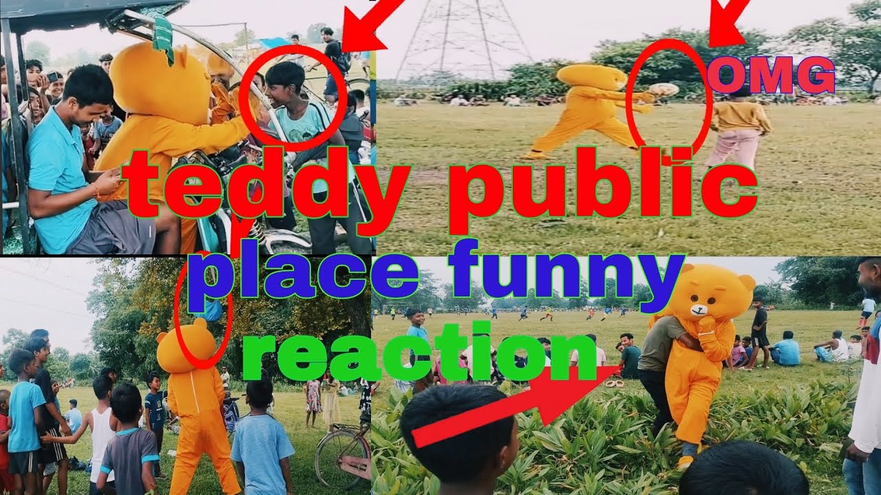 must watch crazy teddy bear prank video on public places full funny teddy bear prank funny ...
