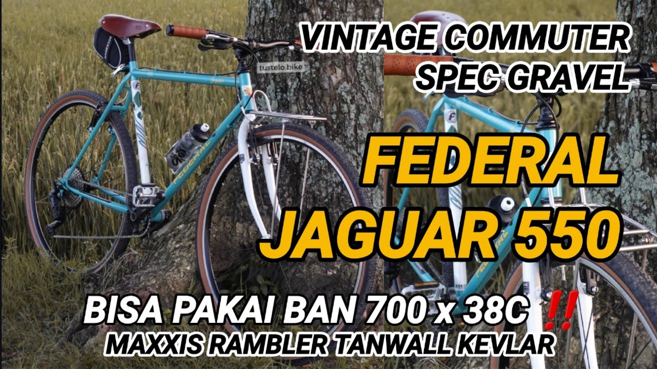 Federal Pakai Ban Gravel 700 x 38C ‼️ Vintage Commuter Federal Jaguar ...