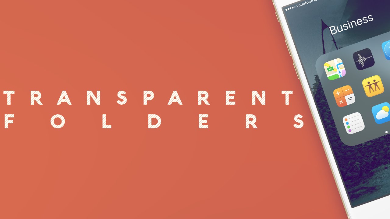 Make your springboard folders transparent - iOS 9 - 9.0.2 Jailbreak ...