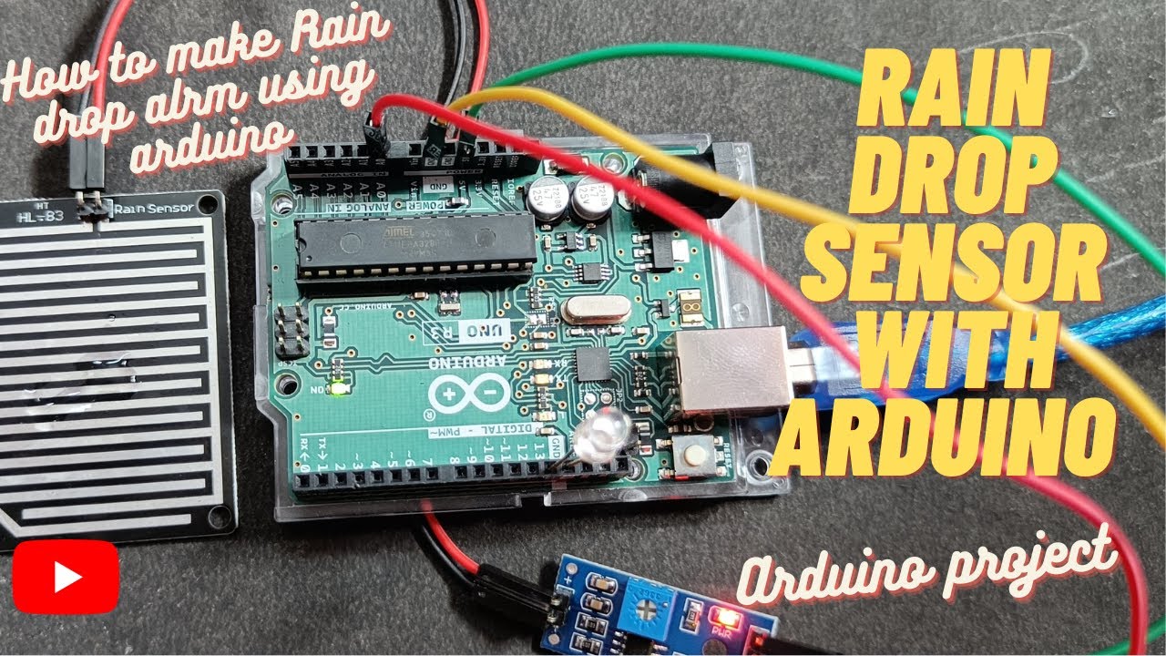 Rain Drop Sensor With Arduino Rain Drop Sensor Project Rain Drop Sensor Arduino Project 9876