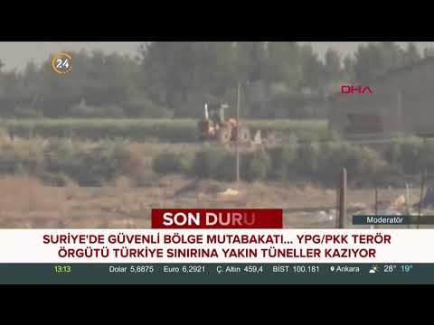 Suriye'den yeni görüntü: Terör örgütü YPG/PKK Türkiye sınırına yakın tüneller kazıyor
