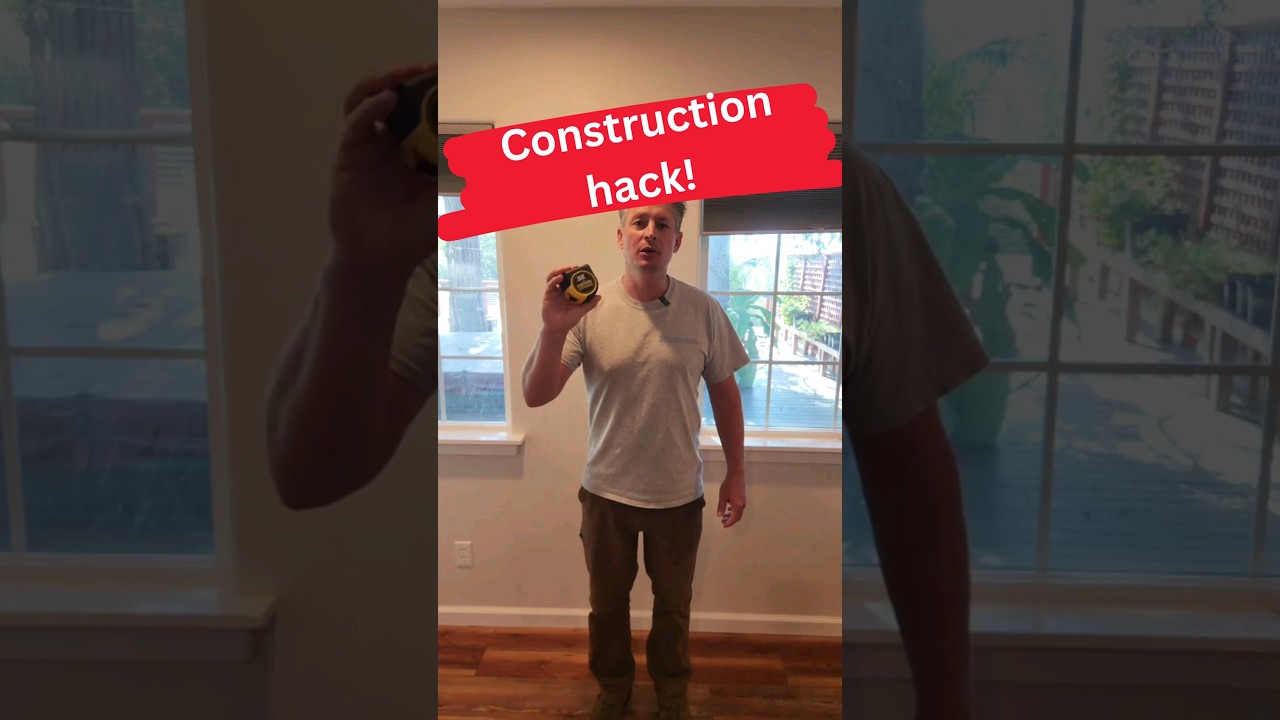 Construction hacks: Tape Measure Tips, Tricks, and Hacks. #Construction #viral #hacks #diy - YouTube