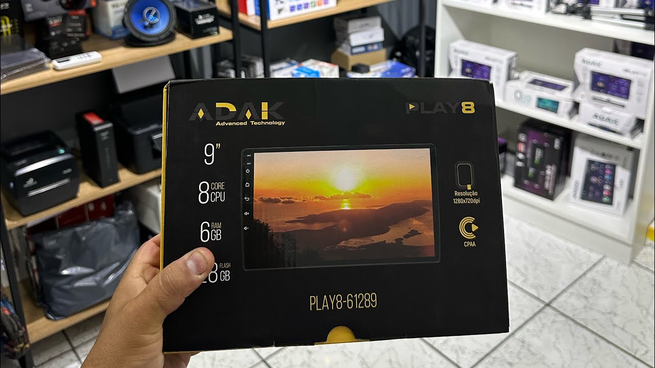 Lançamento multimídia Adak play8 CarPlay Android auto 🚀 tel 11 94543 ...