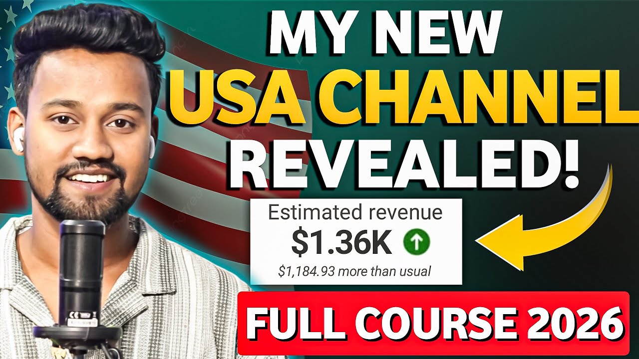 My New USA Channel REVEALED🔥| USA Youtube Channel Ideas | USA Channel ...