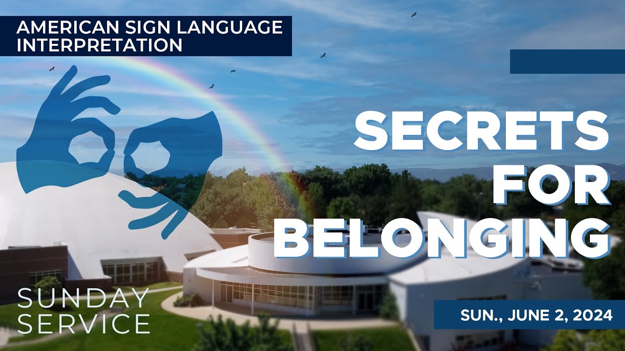 American Sign Language - Secrets for Belonging - ASL - YouTube